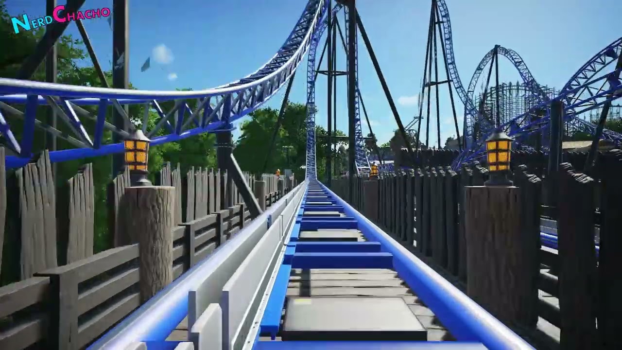 INTAMIN BLITZ COASTER | POV | Realistic Planet Coaster Park ...