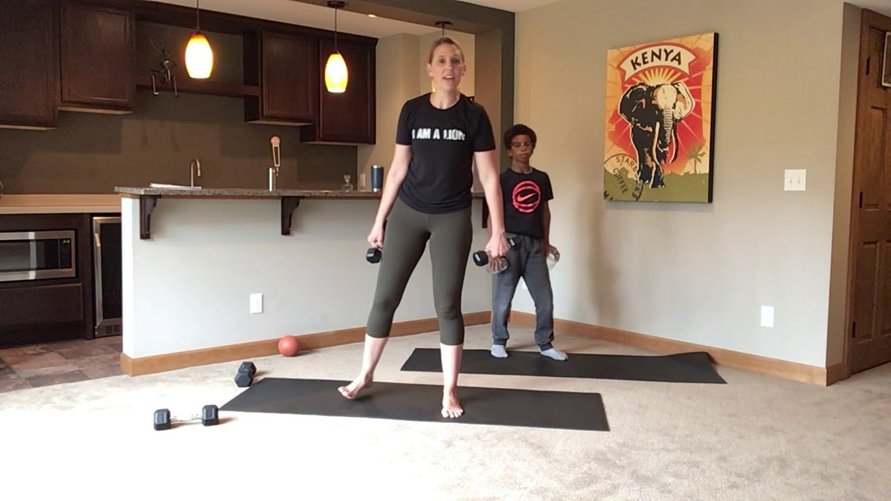 30 Minute Workout with Leah & Samuel - #32 - Triceps & Shoulders - YouTube