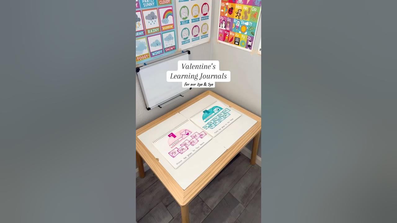 Valentine Theme Activities Learning Journal for Our 2 & 5 Year Old ...