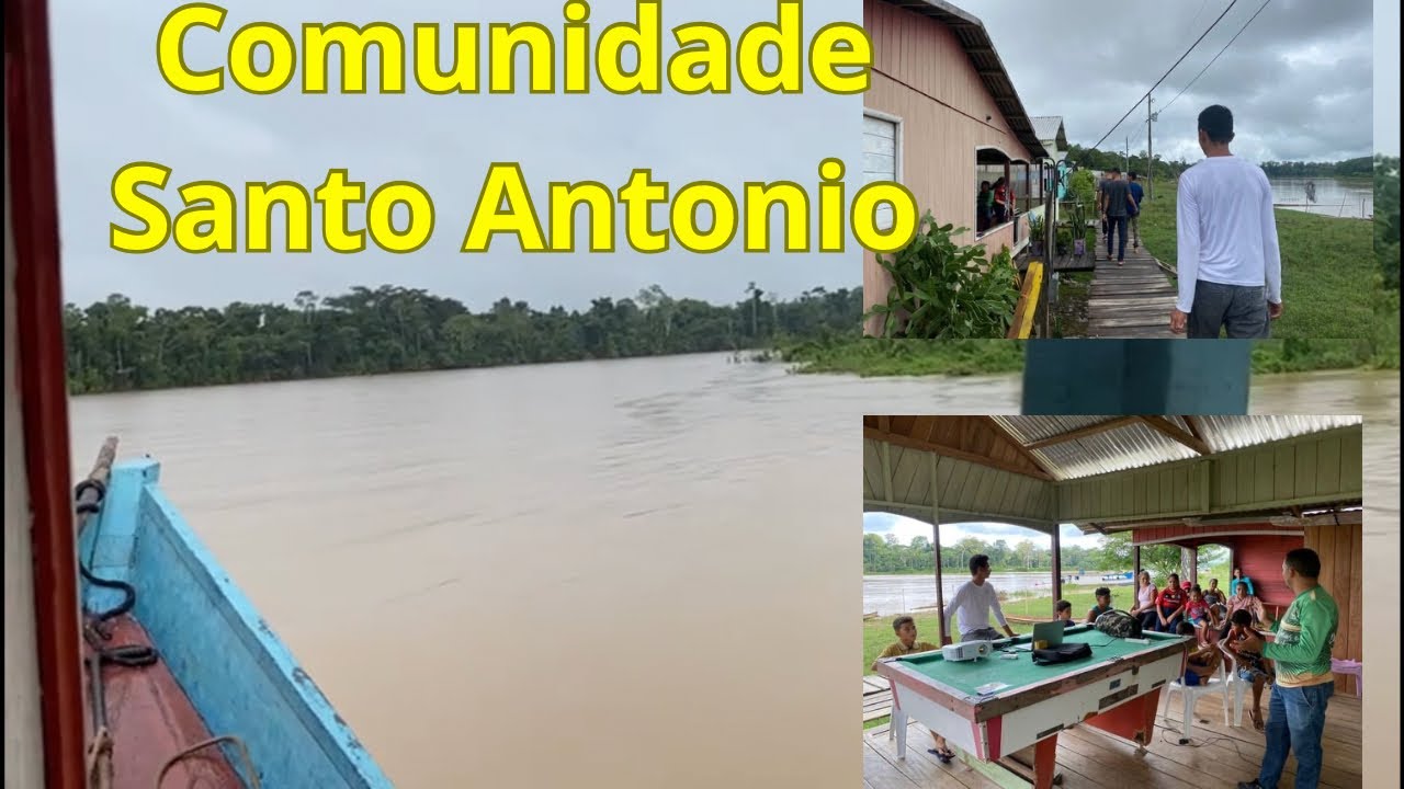 VIAGEM A COMUNIDADE RIBEIRINHA SANTO ANTÔNIO NO AMAZONAS !! - YouTube