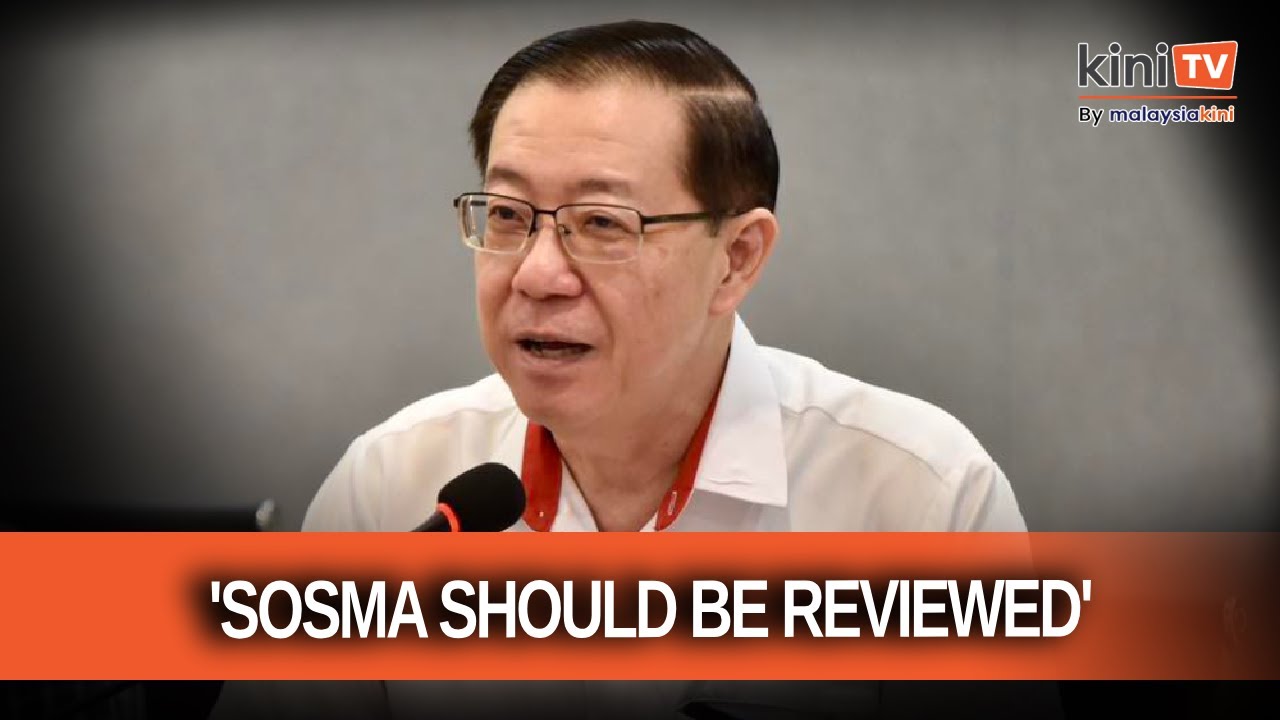 Govt should review Sosma, says Guan Eng - YouTube