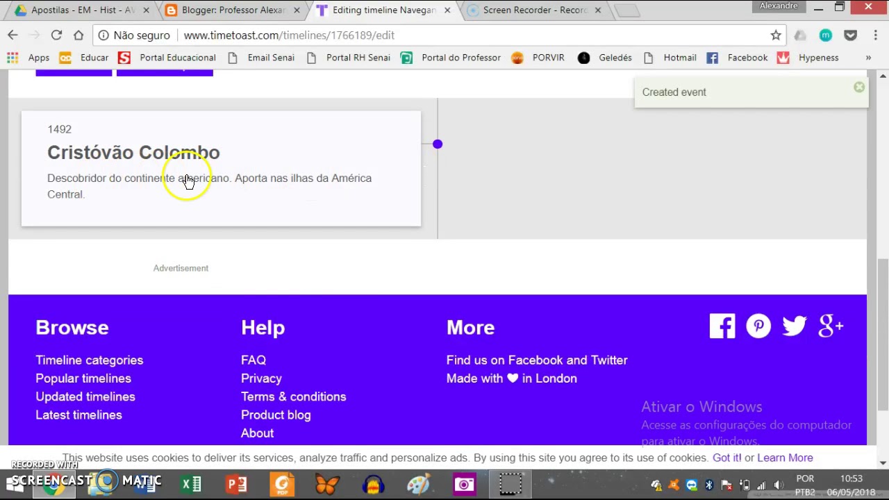 Tutorial Timetoast - YouTube
