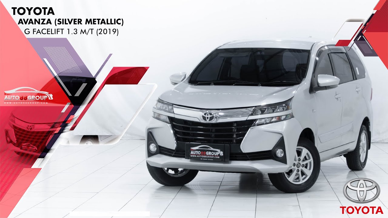 TOYOTA AVANZA (SILVER METALLIC) TYPE G FACELIFT 1.3 M/T (2019) - YouTube