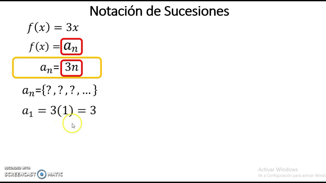 NOTACIÓN DE SUCESIONES - YouTube
