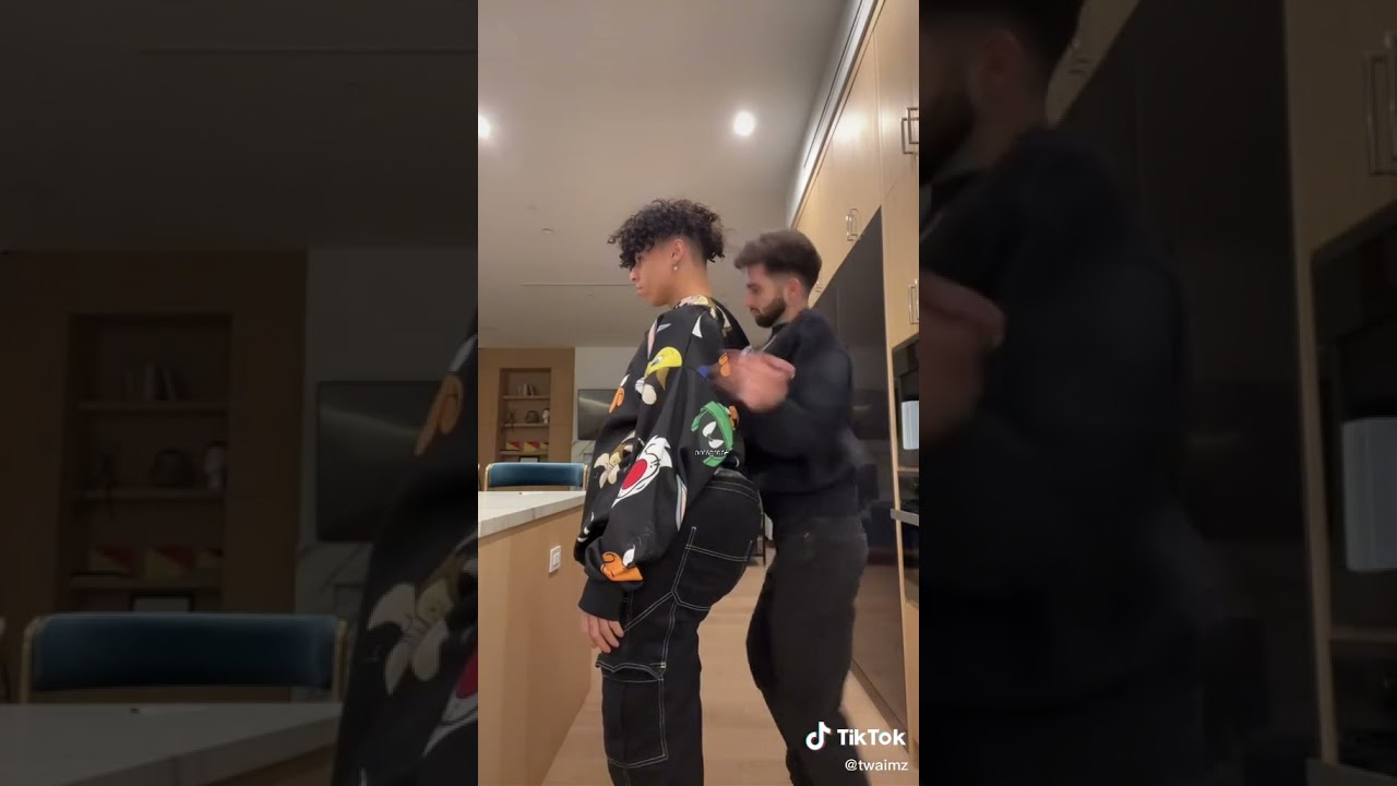 Issa Twaimz Dances Behind Larray’s Homemade BBL TikTok 🕺 - YouTube