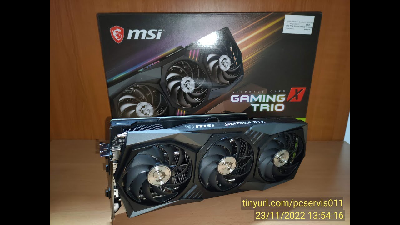 MSI Nvidia RTX 3070 8GB GDDR6 Gaming X Trio - World Of Tanks RT ...
