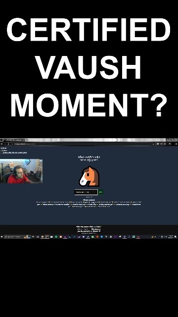CERTIFIED VAUSH MOMENT? #shorts - YouTube