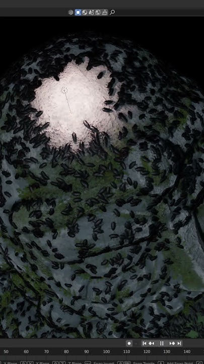 Blender 3.5 simulation branch | Geometry Node | Bug avoid light simulation - YouTube