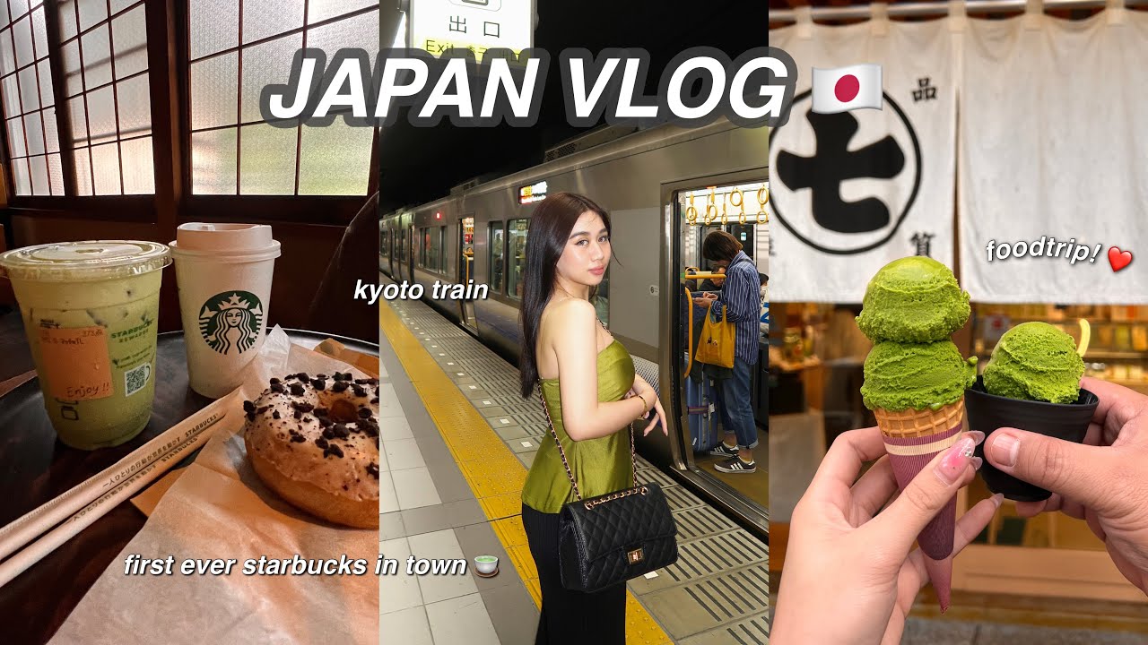 JAPAN VLOG 🇯🇵 | Exploring KYOTO, foodtrip, & so much matcha! 🍵🍣🍙 - YouTube