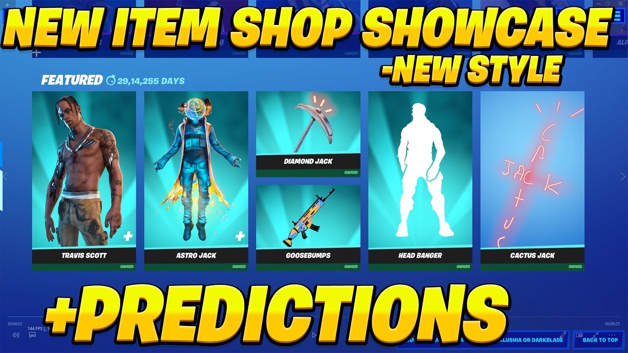This Is How The Travis Scott Will Look In The Item Shop!(Backbling Is ...