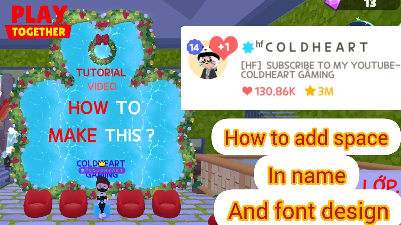 HOW TO USE FANCY FONT | TUTORIAL PLAY TOGETHER | PLAY TOGETHER - YouTube