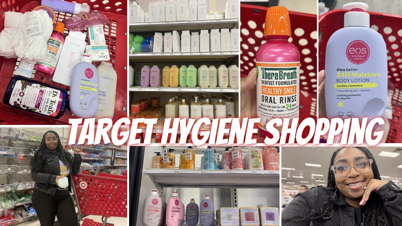 Target Hygiene Shopping 2023 - YouTube