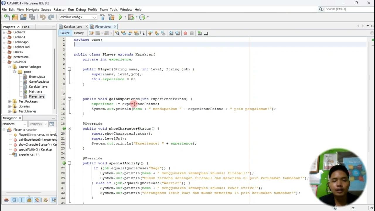 [Project UAS PBO1] Membuat Game RPG Sederhana Menggunakan Java Dengan Konsep OOP - YouTube