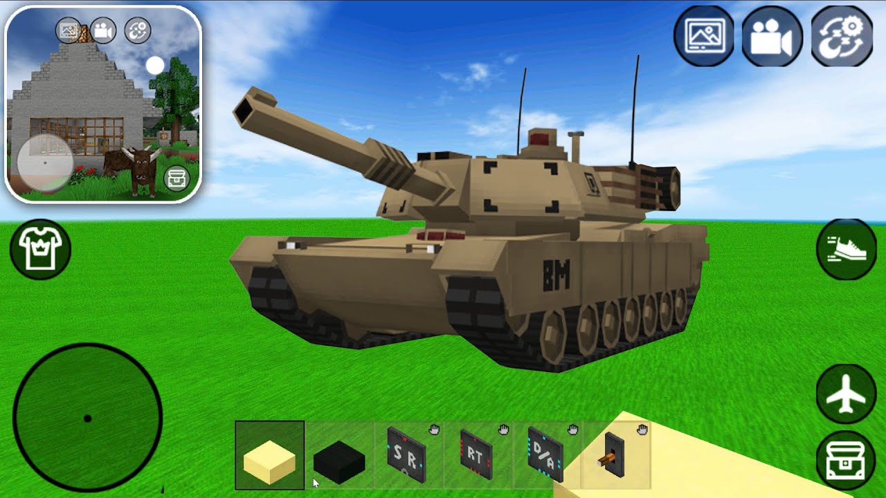 How to Make Working TANK in MINI BLOCK CRAFT - YouTube