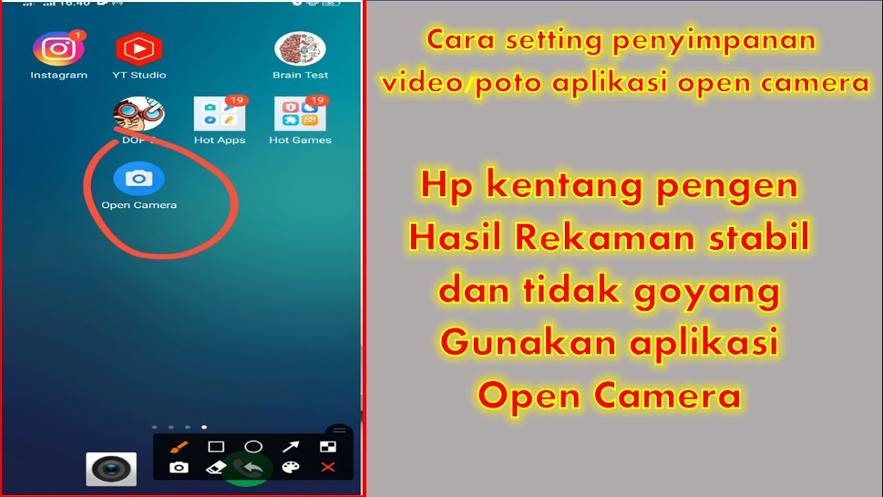 cara setting lokasi penyimpanan open camera_Tutorial Jinan - YouTube