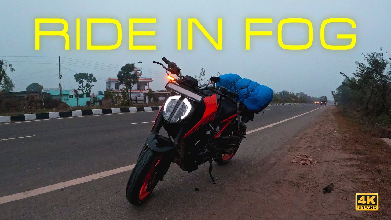 Ride in Fog😬 | Ride After So Long Time😍 | Duke 200 | Ride to Chandigarh ...