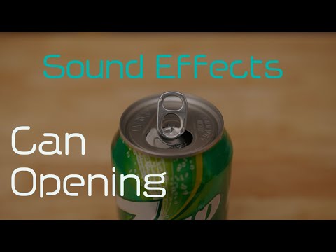 Can Opening Sound Effect in ((STEREO)) - YouTube