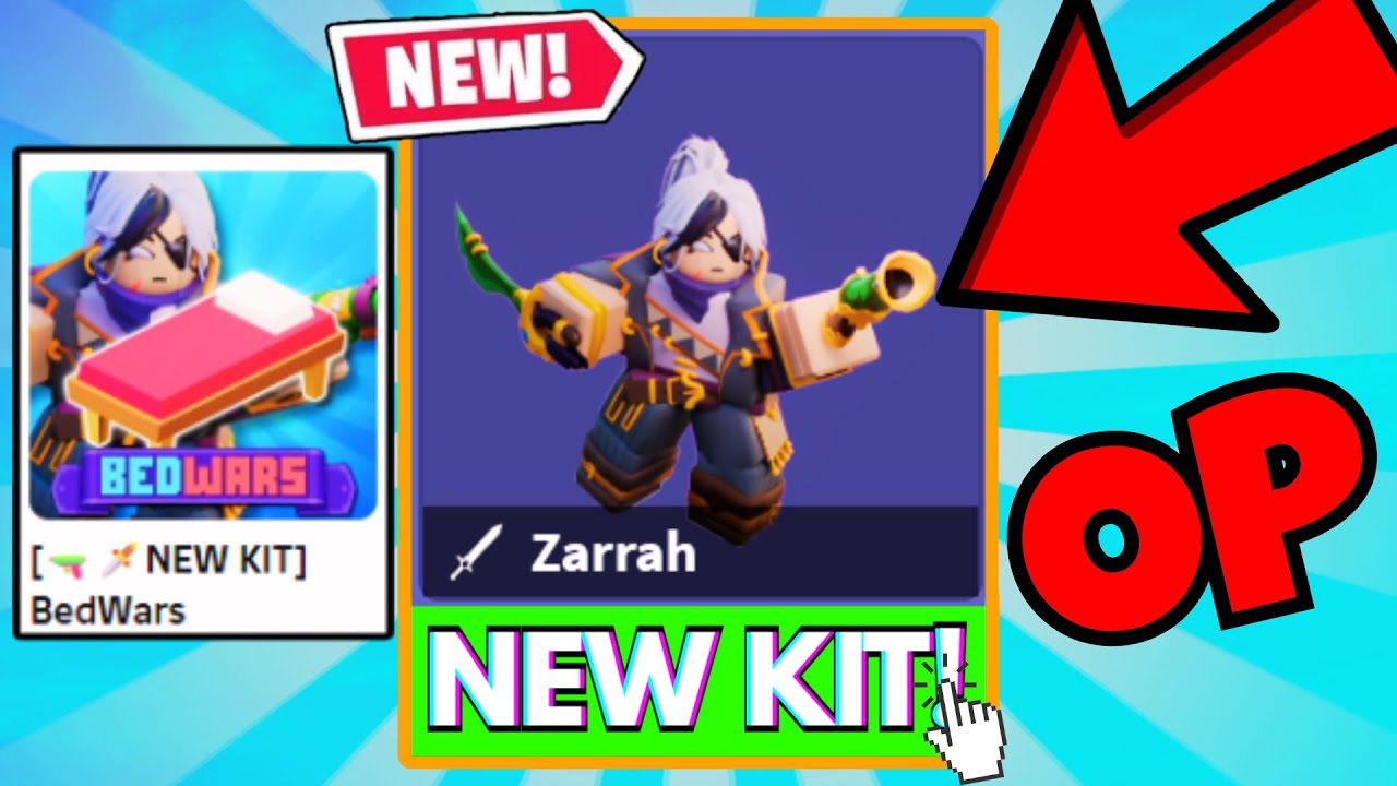 This **NEW KIT** is INSANE in Roblox Bedwars.. (Zarrah Kit) - YouTube