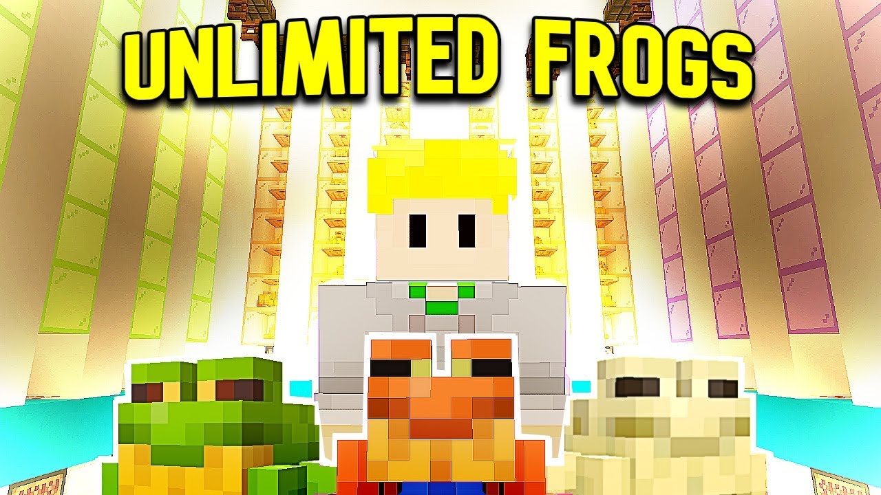 How I Got UNLIMITED FROGS In Survival Minecraft - YouTube