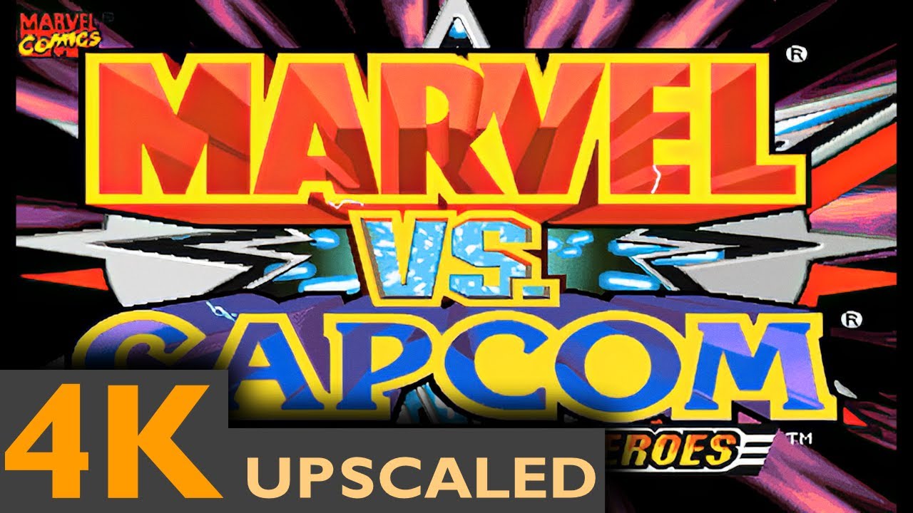 Marvel vs. Capcom - Intro - AI Upscaled [4K] [HD] - YouTube