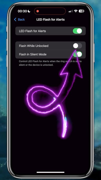 Make Your iPhone Flash When You Get a Notification! 💡📱 #SummerOnShorts ...