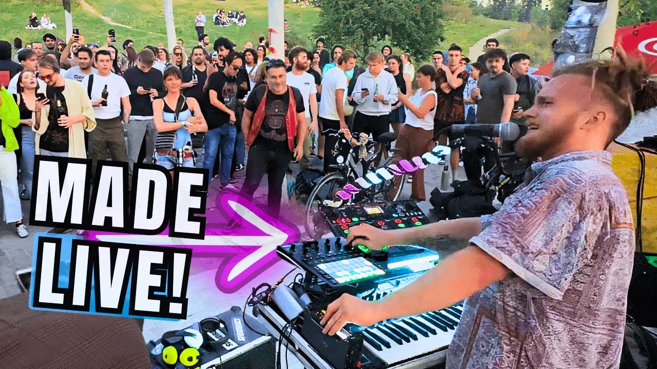 Creating a RAVE with Improvised Techno! (FULL SET) - YouTube