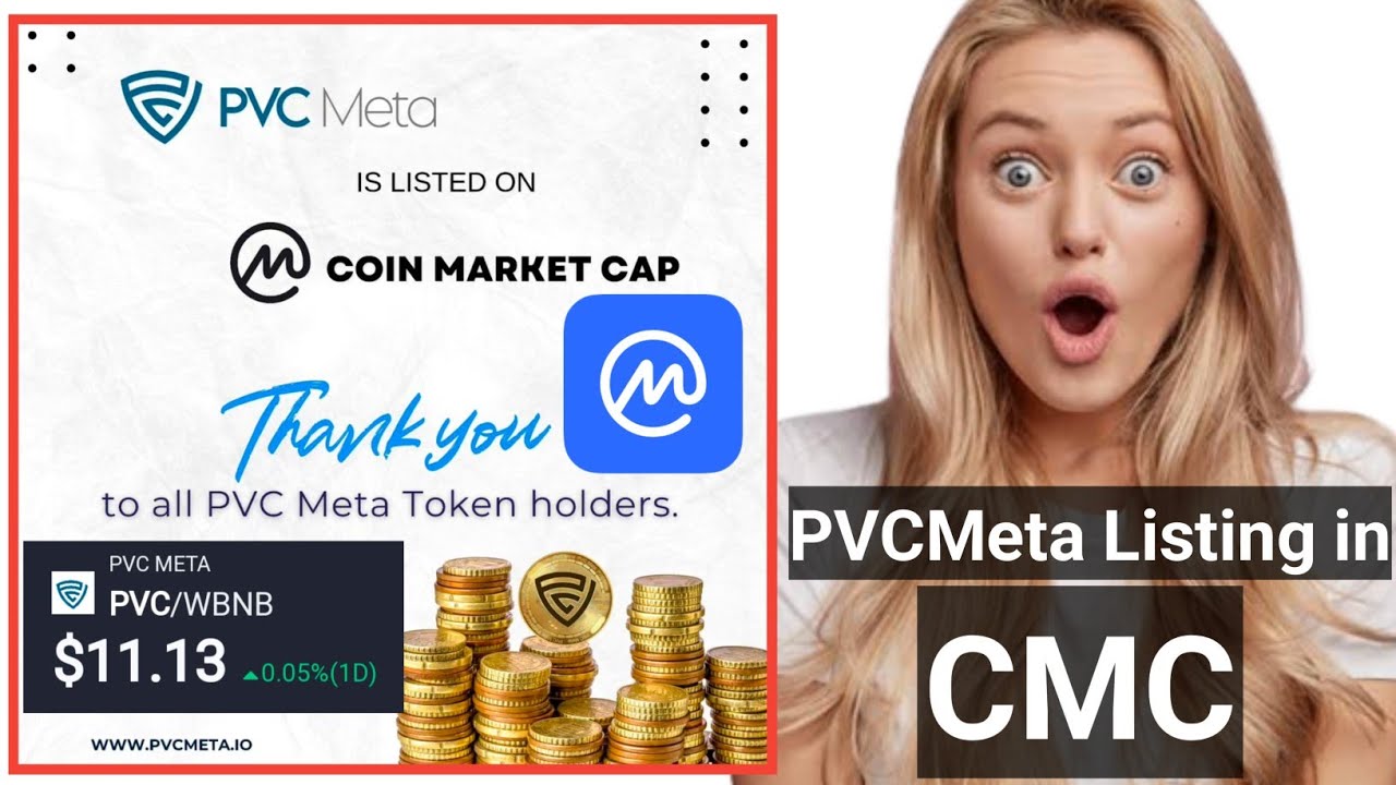 PVCMeta coin Successfully Listing in Coinmarketcap 🚀 PVCMeta Trending ...