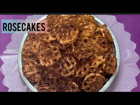 Rose Cakes || How To Make Rosecakes Receipe || Homemade Rosecakes # ...