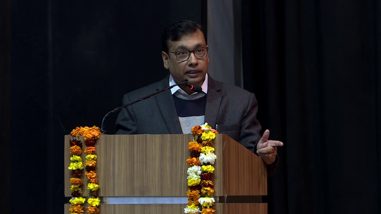 Prof. Pravir Kumar Addressing in Farewell Ceremony of Prof. Anu Singh ...