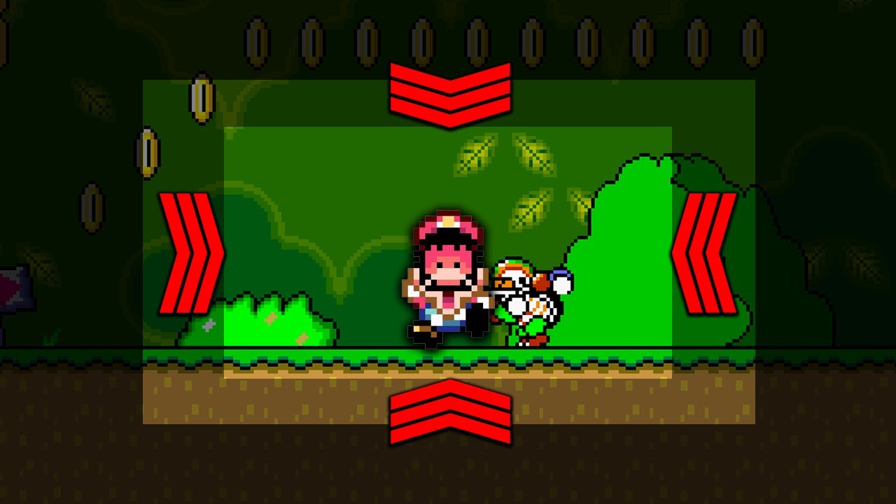 Every Mario Game but the screen keeps shrinking - YouTube