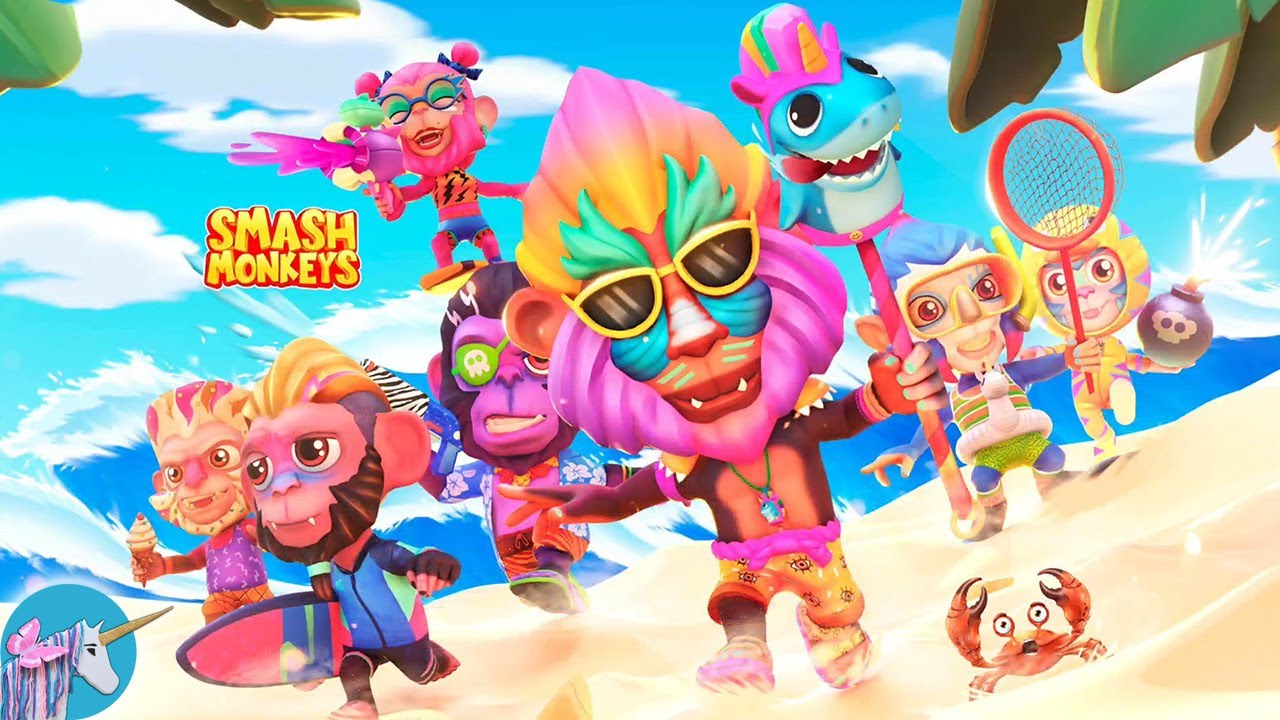 Smash Monkeys Battle Race Multiplayer Game - YouTube