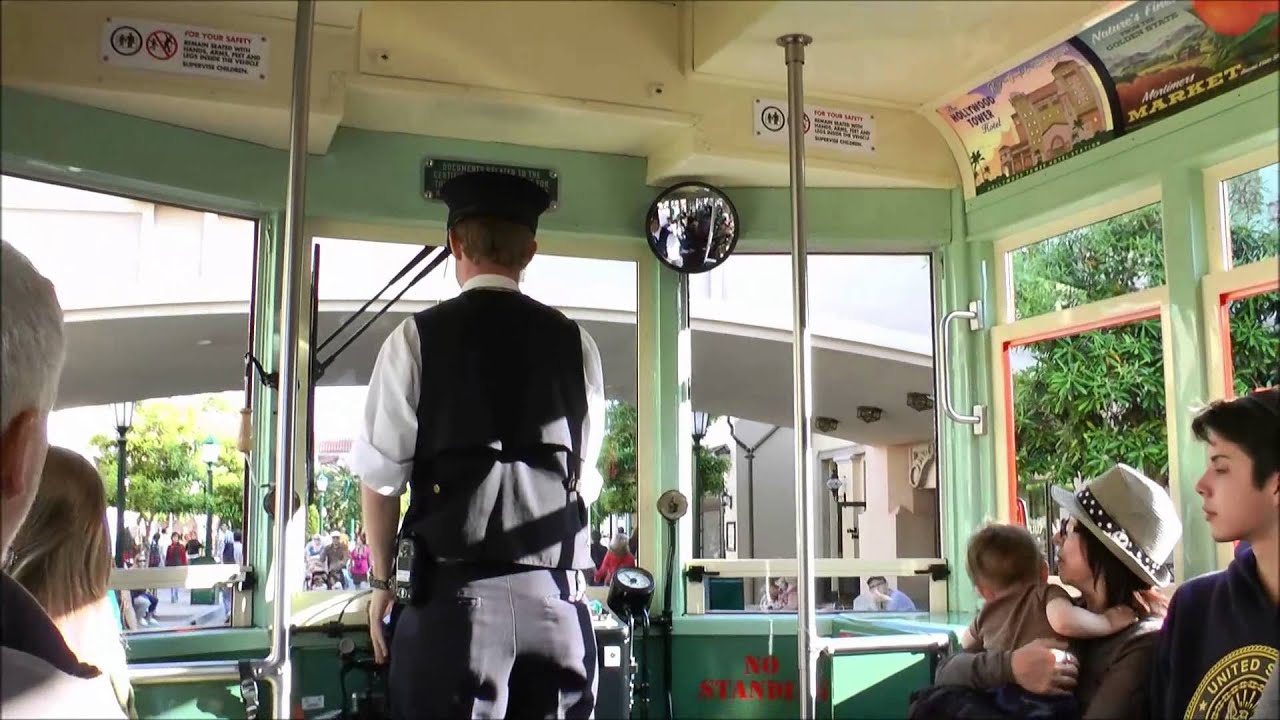 Red Car Trolley, Disney California Adventure, Disneyland Resort - YouTube