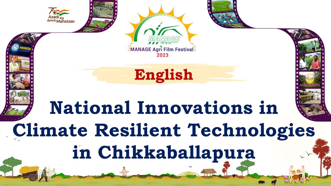 MAFF-2023 | National Innovations in Climate Resilient Technologies ...