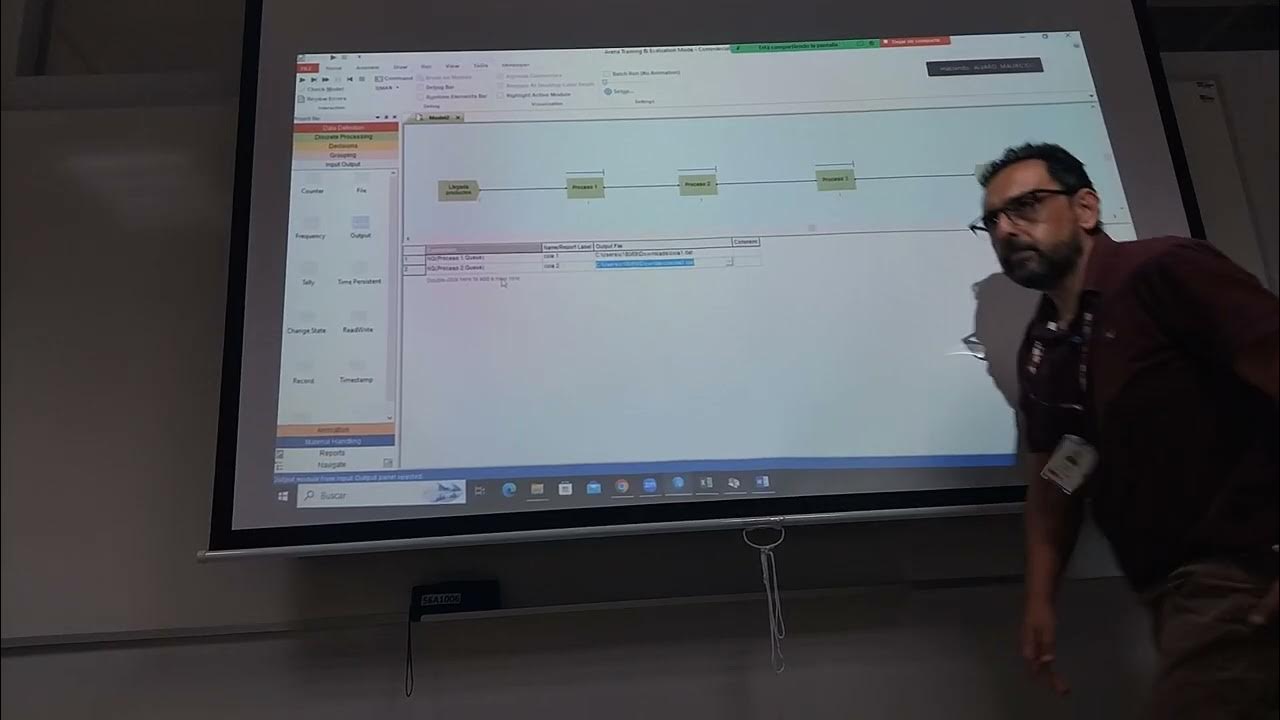 Simulación ARENA S7s1 output analyzer - YouTube