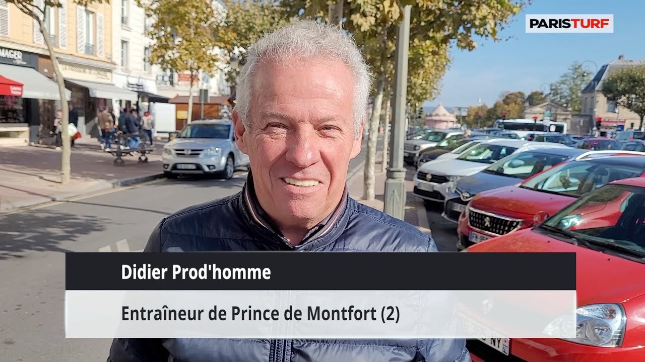 Didier Prod'homme, entraîneur de Prince de Montfort (13/10 à ...