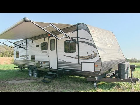 2015 Heartland Trail Runner 30USBH bunkhouse travel trailer camper walk ...