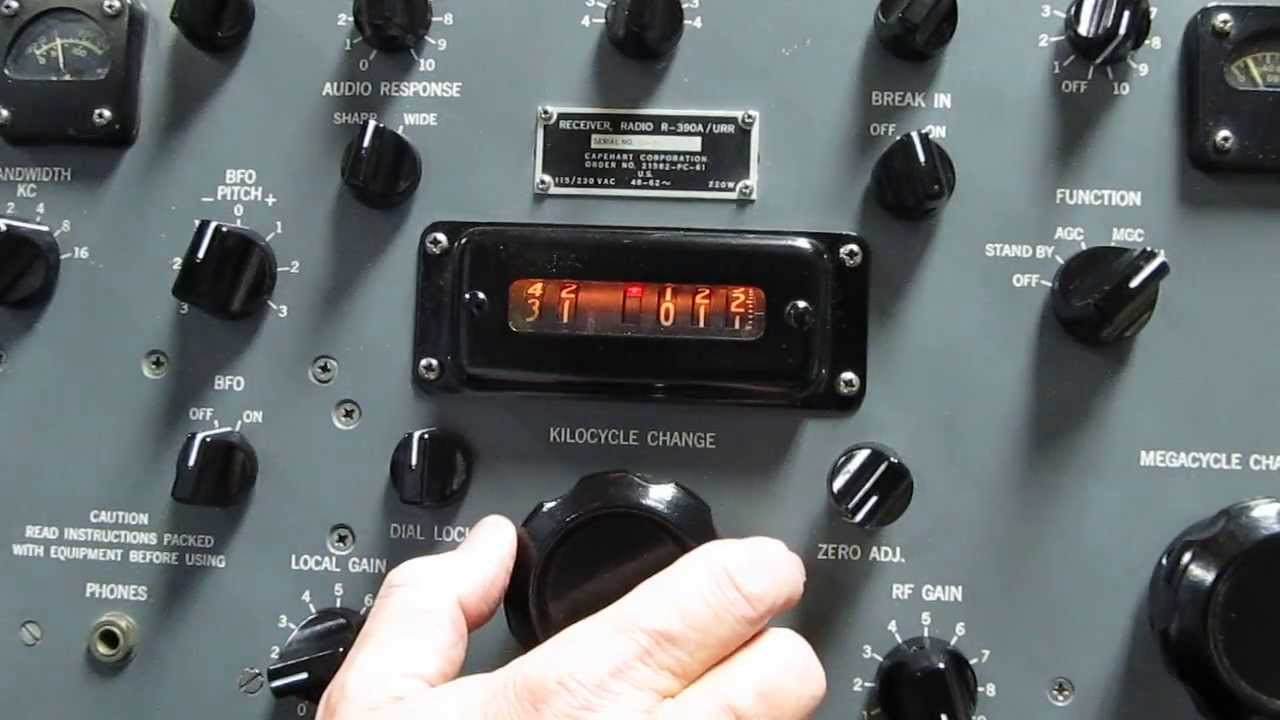 R-390A Capehart - YouTube