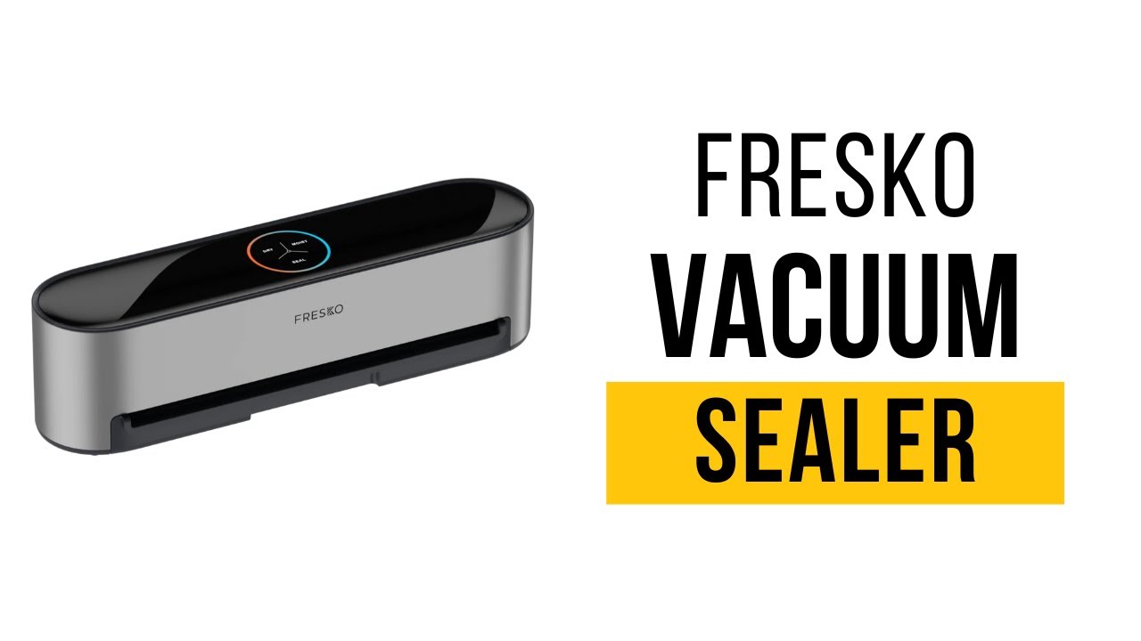 Vacuum Sealer Machine By FRESKO, 95Kpa Full Automatic Food Sealer, 8-in ...