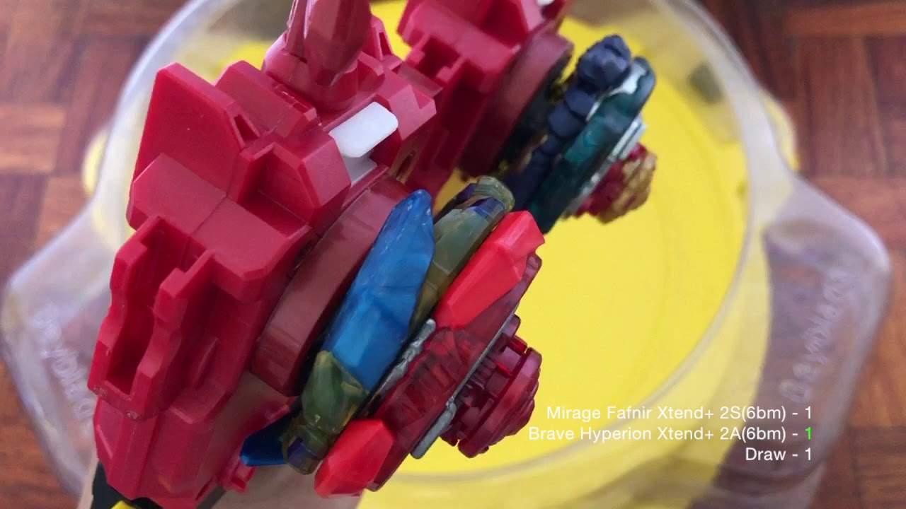 Opposite Spin Chassis Test: Mirage Fafnir Xtend+ 2S(6bm) vs Brave ...