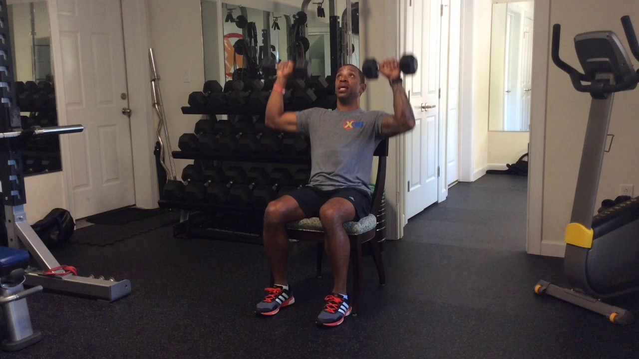 Seated Upper Body Workout 1 - YouTube