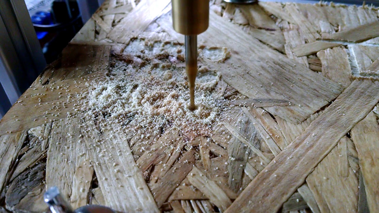 CNC Router engraving test - YouTube