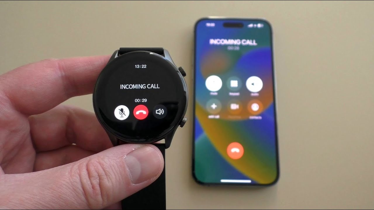 iPhone 14 Pro Max & Smart Calling Watch Incoming Call - YouTube