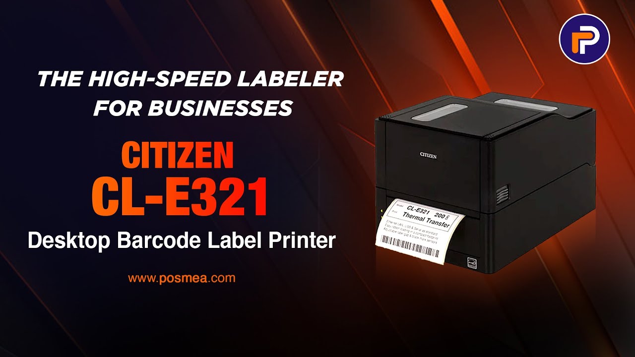 Citizen CL-E321 Barcode Label Printer. Reliable Desktop Thermal Printer ...