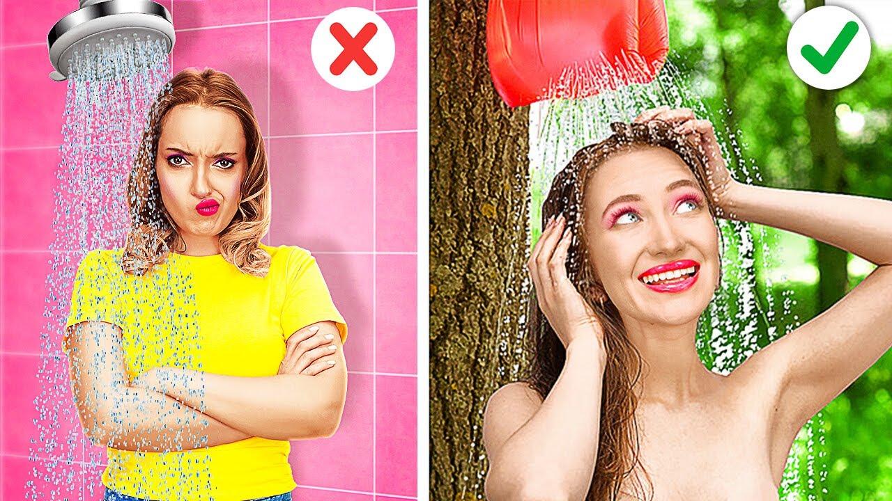 AWESOME OUTDOOR HACKS AND DIY VACATION TIPS||Beach Hacks For Your ...