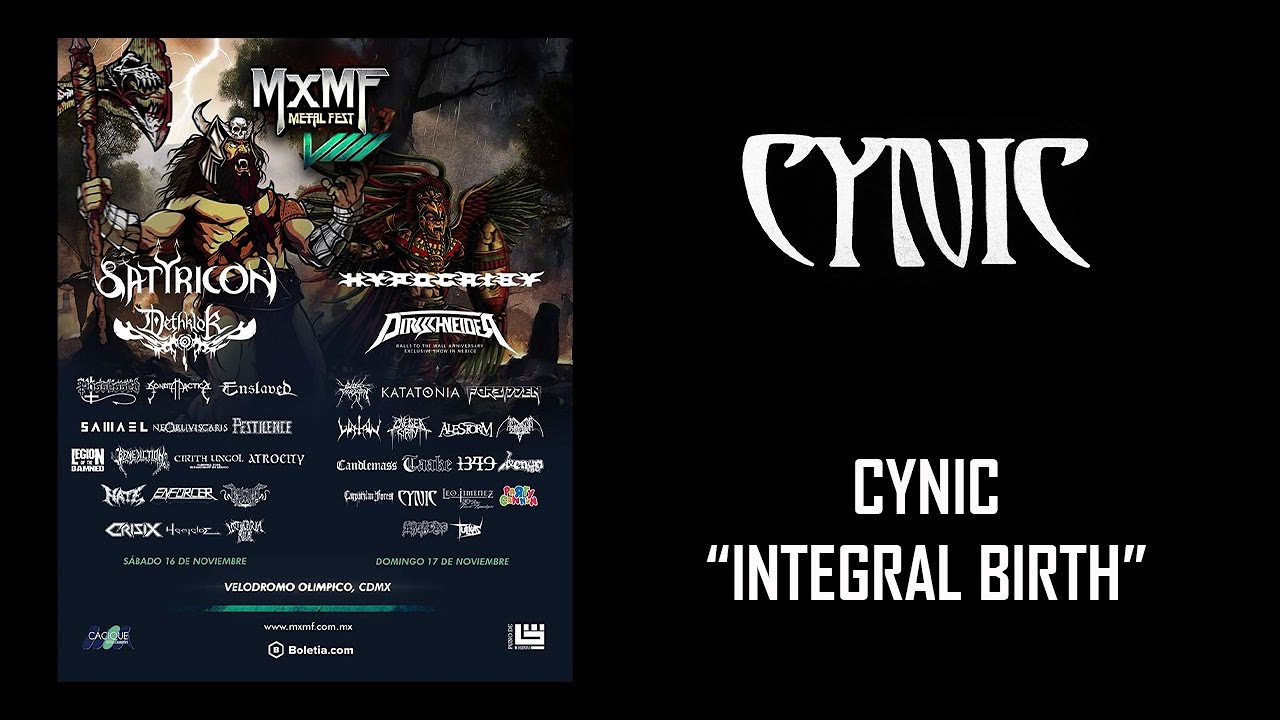 Cynic "Integral birth" - MxMF - 17 Nov 2024 - YouTube