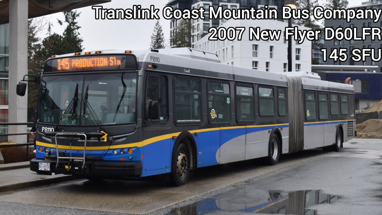 [Short Hop] Translink CMBC 2007 New Flyer D60LFR 8110 - YouTube