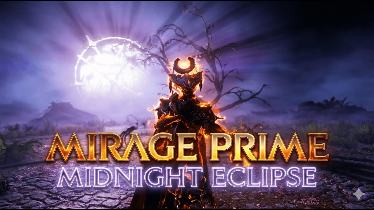 Mirage Prime: Midnight Eclipse | Warframe Fashion Frame - YouTube