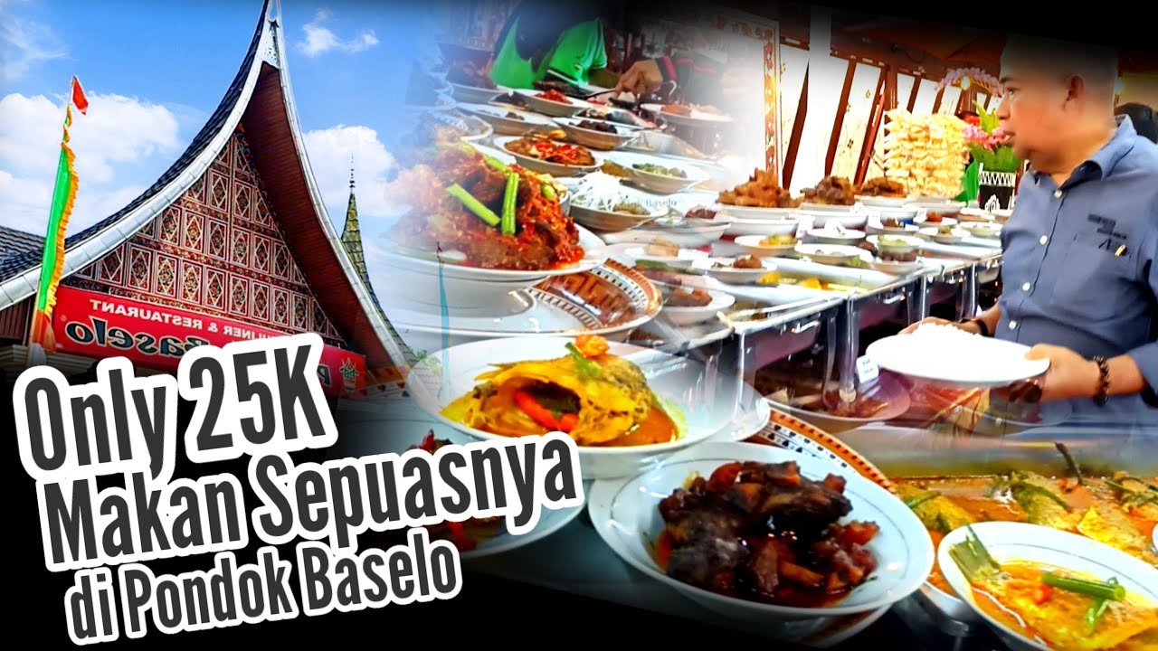 HANYA 25 RIBU MAKAN SEPUASNYA DI PONDOK BASELO - YouTube