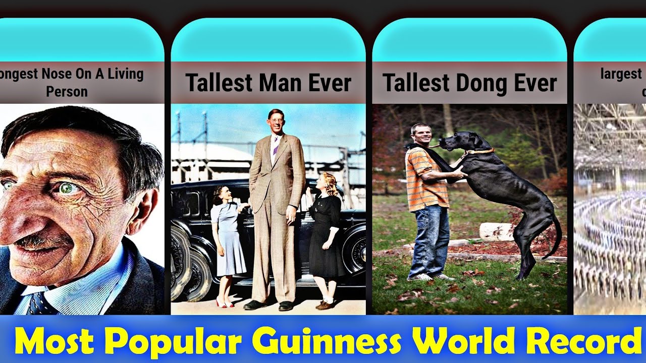 Most Popular Guinness World Records Comparison YouTube most-popular-guinness-world-records-comparison-youtube