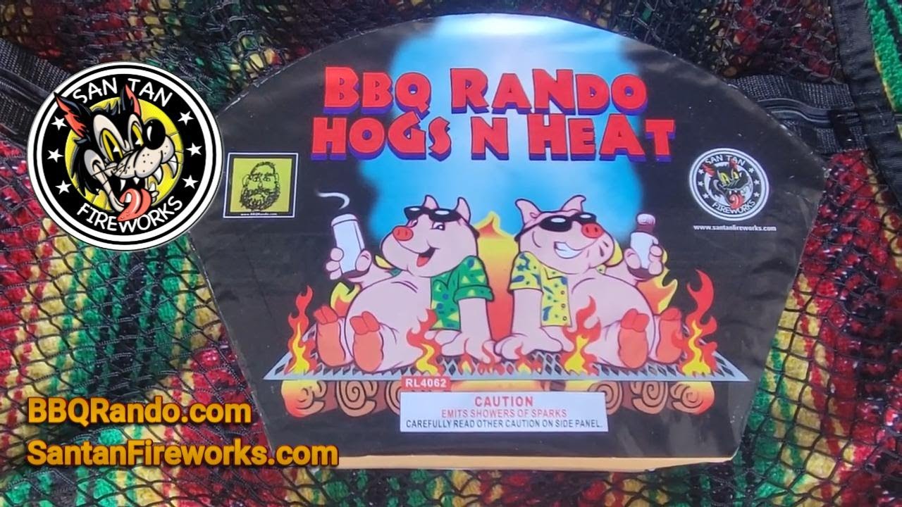 BBQ Rando Hogs N Heat - Santan Fireworks - YouTube